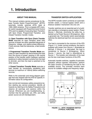 Cummins onan btpcf power generation transfer switch 1600 3000 amps ...