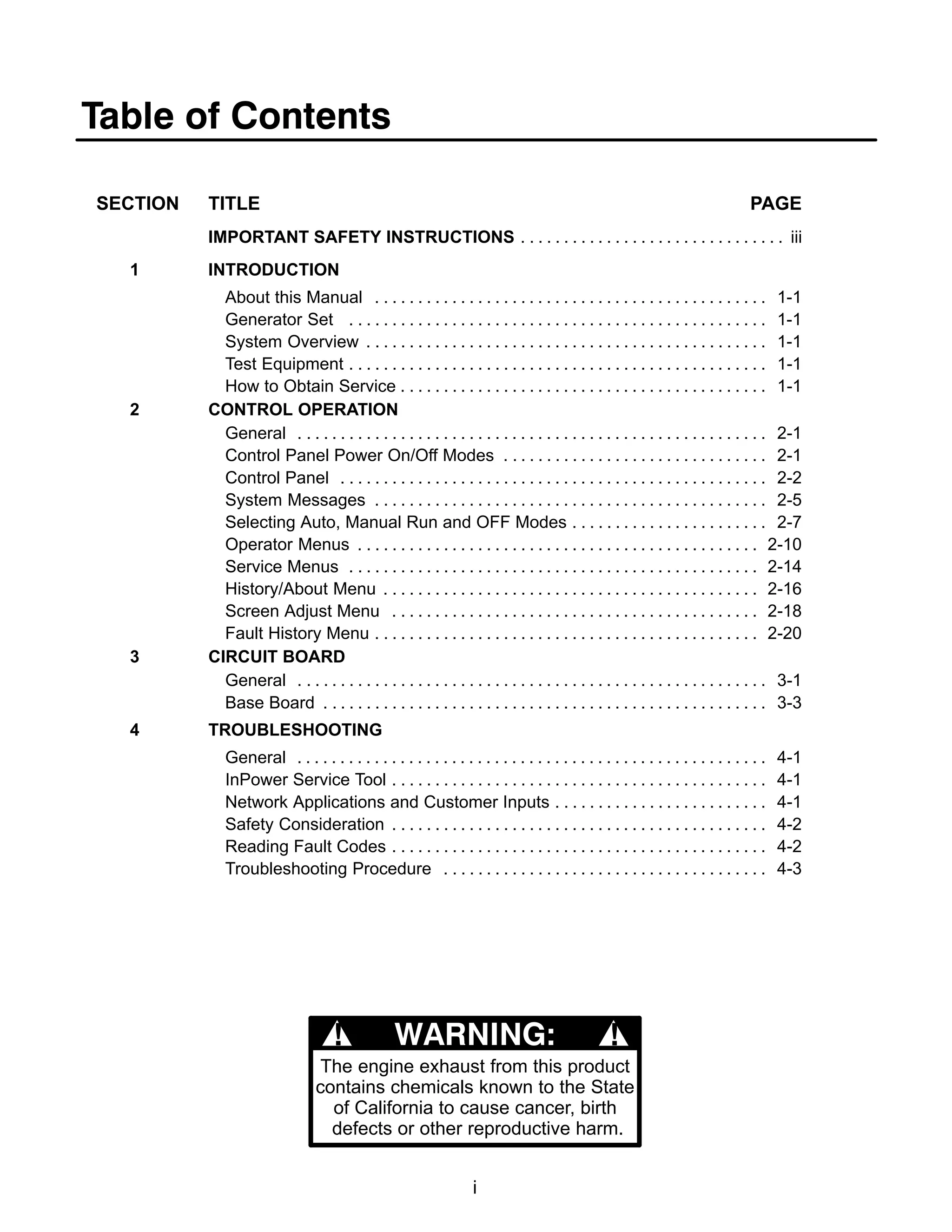 Cummins onan c70 d6 generator set with power command 1301 controller service repair manual | PDF ...