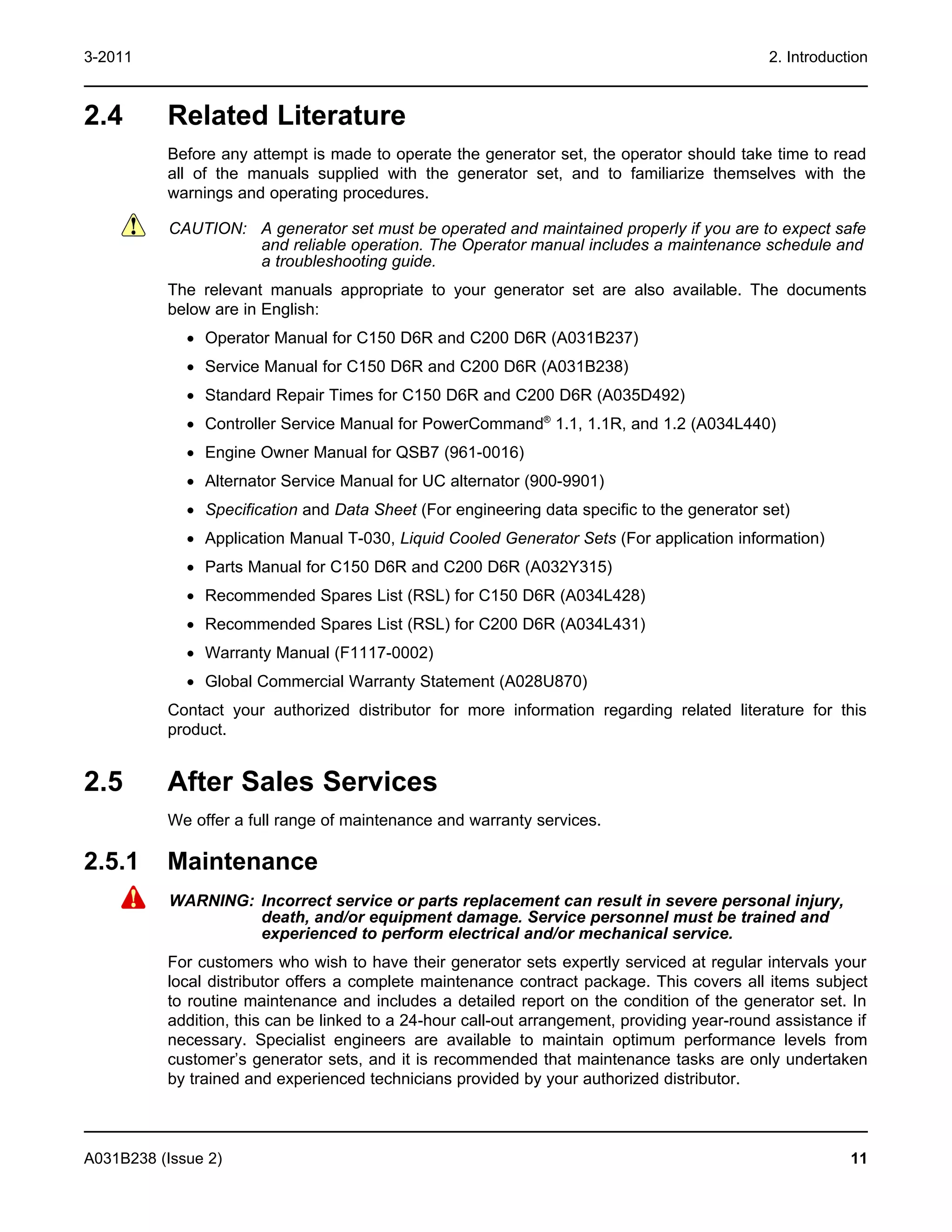 Cummins onan d6 r generator set qsb7 engine with the powercommand 1.1r controller service repair ...