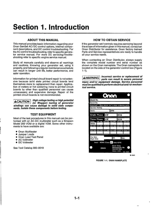 Cummins Onan Detector Genset Control Service Repair Manual.pdf
