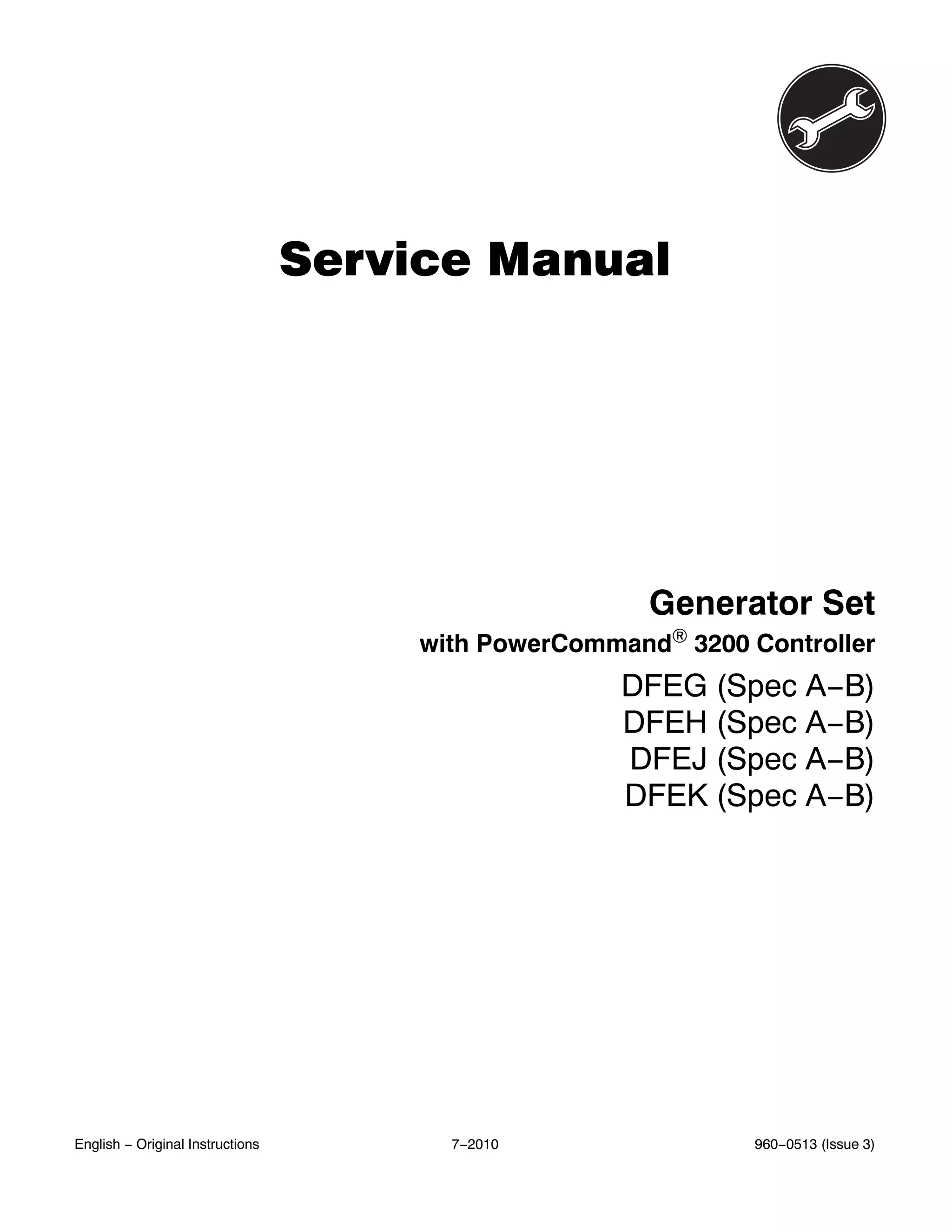 Cummins Onan Dfeg Generator Set With Power Command 3200 Controller