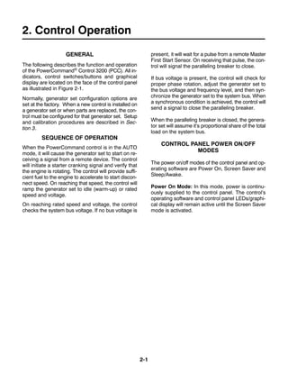 Cummins onan dfeg generator set with power command 3201 controller ...