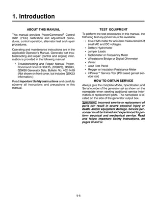 Cummins onan dfek generator set with power command 3201 controller ...