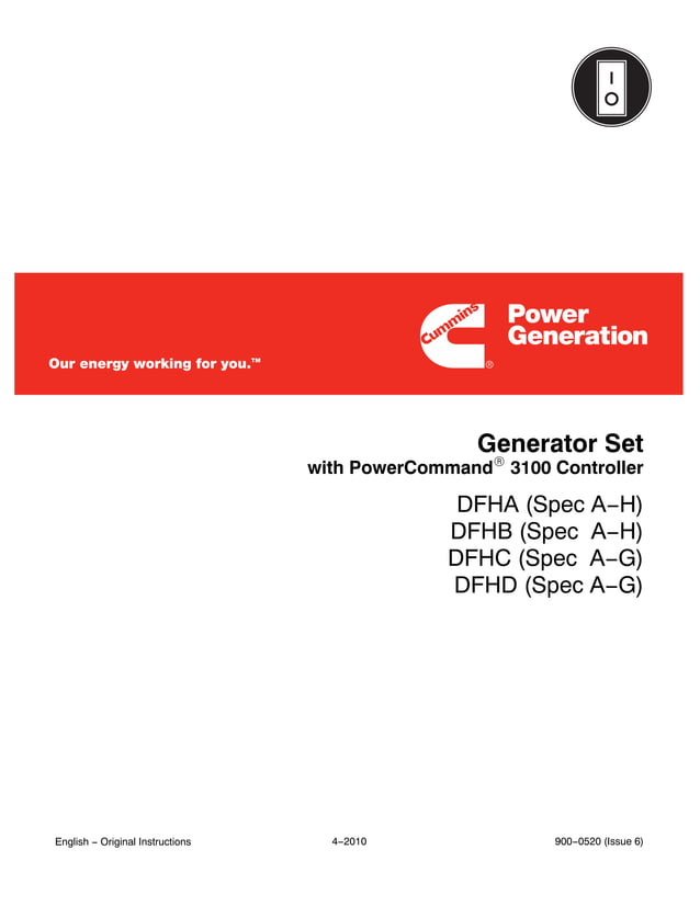 Cummins onan dfhc generator service repair manual | PDF | Free Download