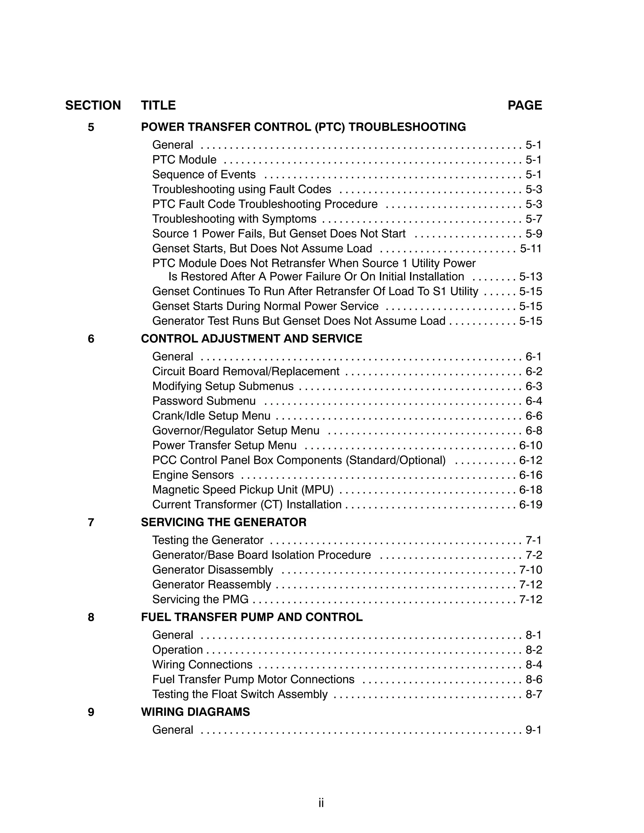 Cummins onan dgbc generator set with power command 2100 controller service repair manual | PDF