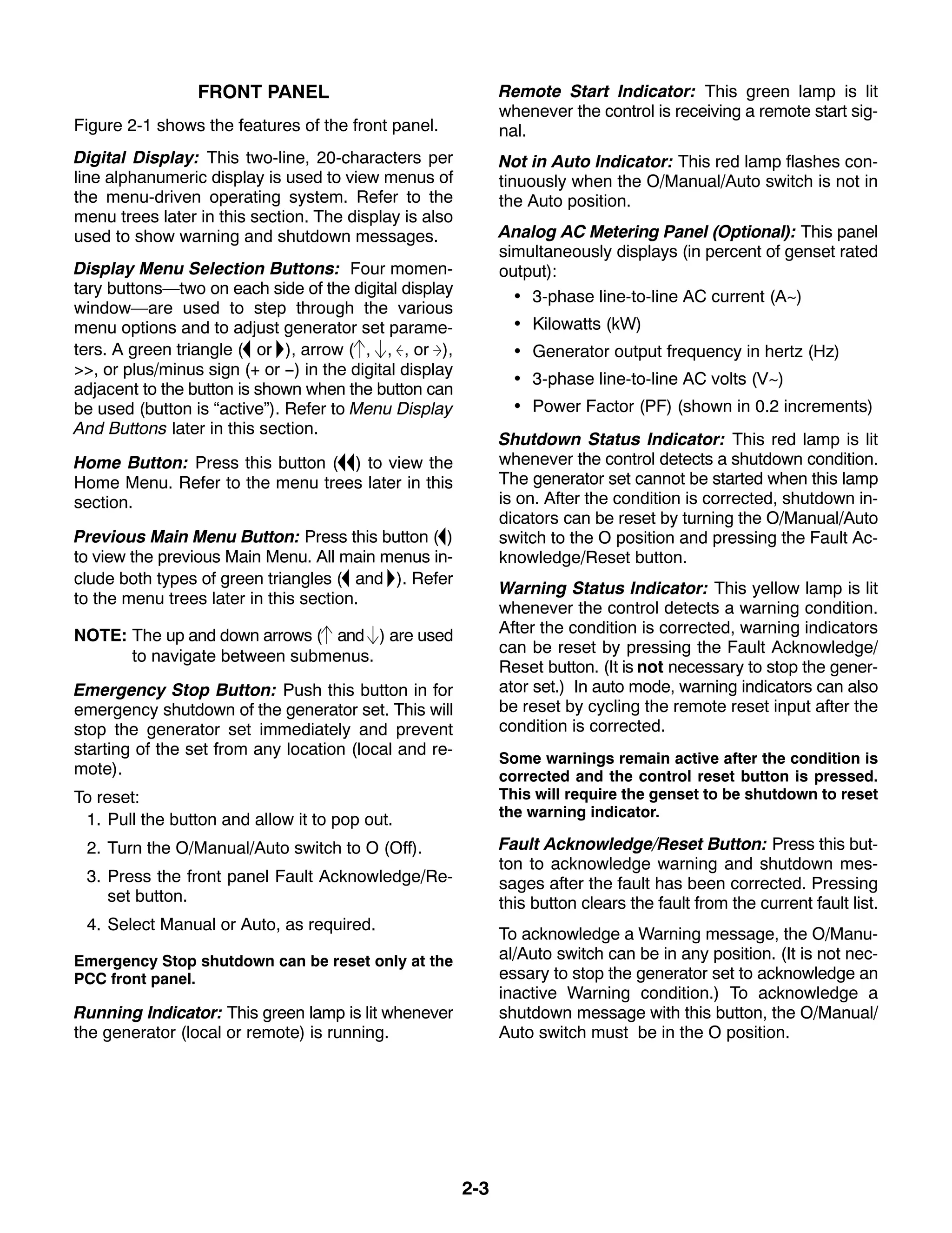 Cummins Onan Dgda Generator Set With Power Command 2100 Controller