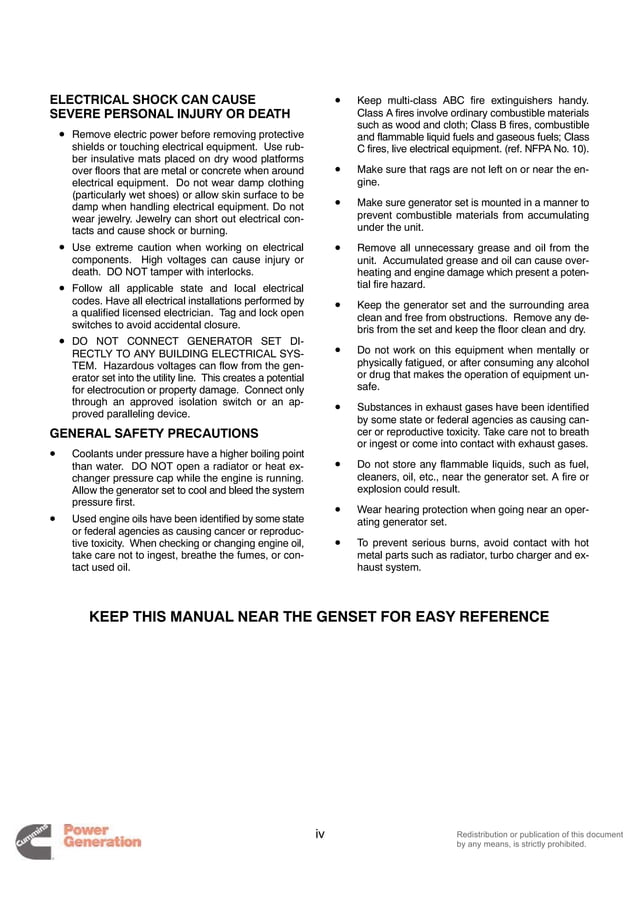 Cummins Onan Dggd Detector Control Generator Set Service Repair Manual