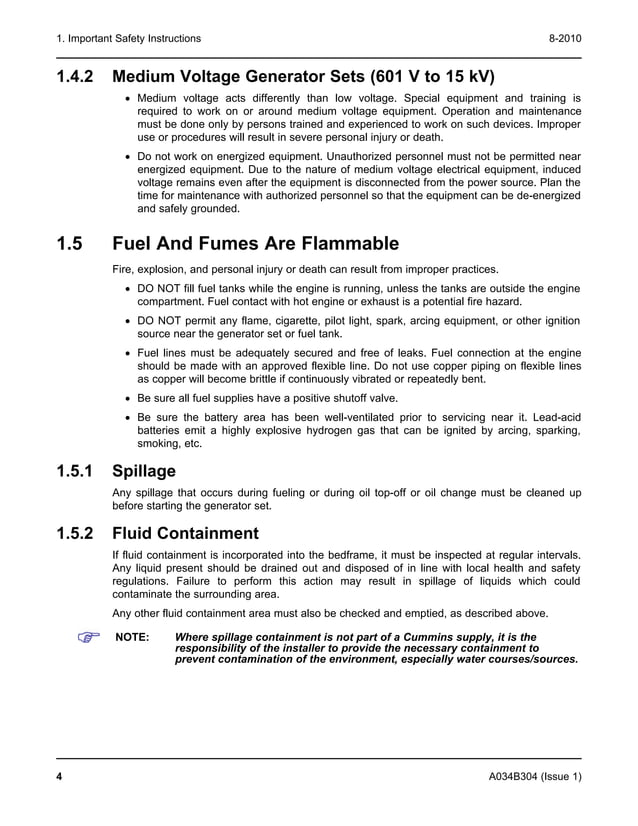 Cummins onan dghcb generator set (4 bt3.5g5 engine with powercommand ...