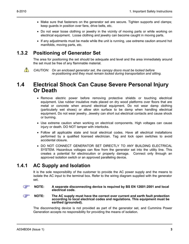 Cummins onan dghcc generator set (4 bt3.5g5 engine with powercommand ...