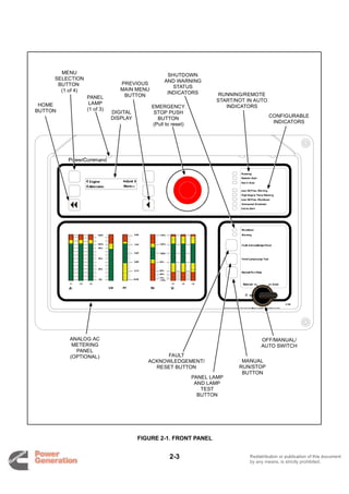 Cummins onan dqae generator set with power command controller pcc2100 ...