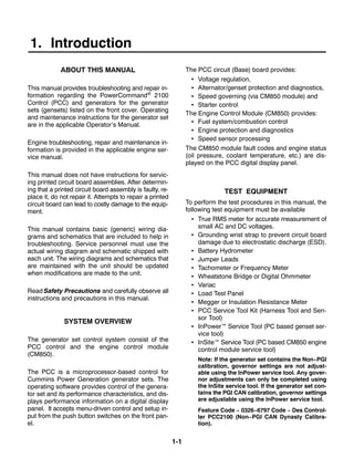 Cummins onan dqdac generator set power command 2100 controller service ...