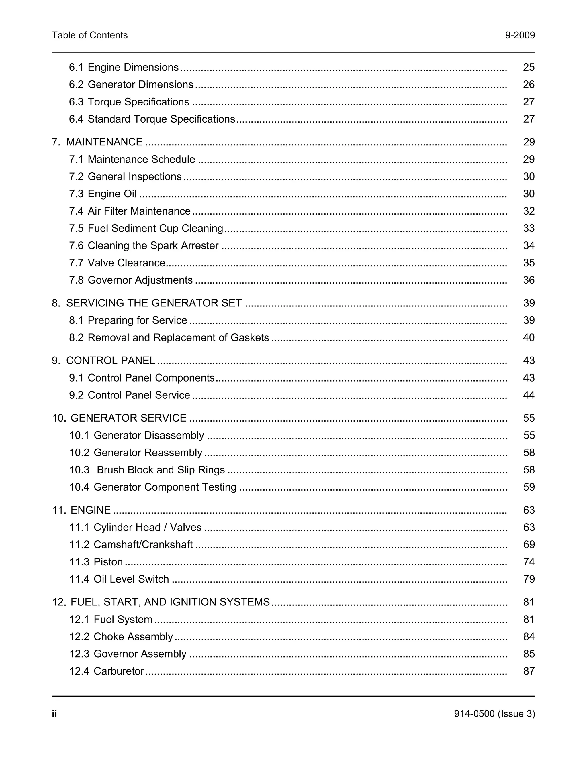 Cummins onan egmbb, p2400 (spec a) generator service repair manual | PDF