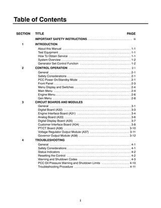 Cummins onan generator set with power command 3100 controller model ...