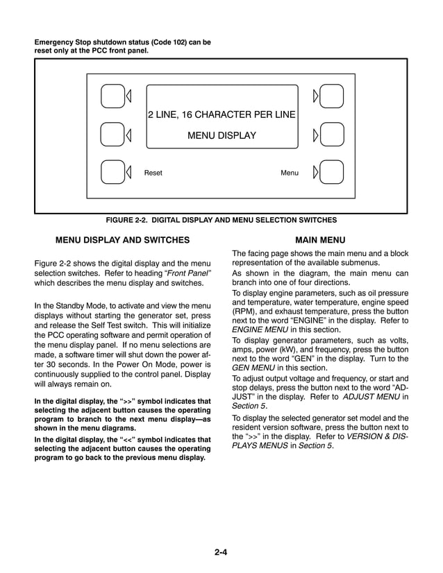 Cummins Onan Generator Set With Power Command 3100 Controller Model