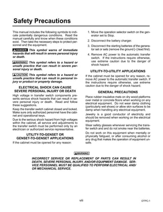 Cummins onan otpcc transfer switch 40 1000 amperes service repair ...