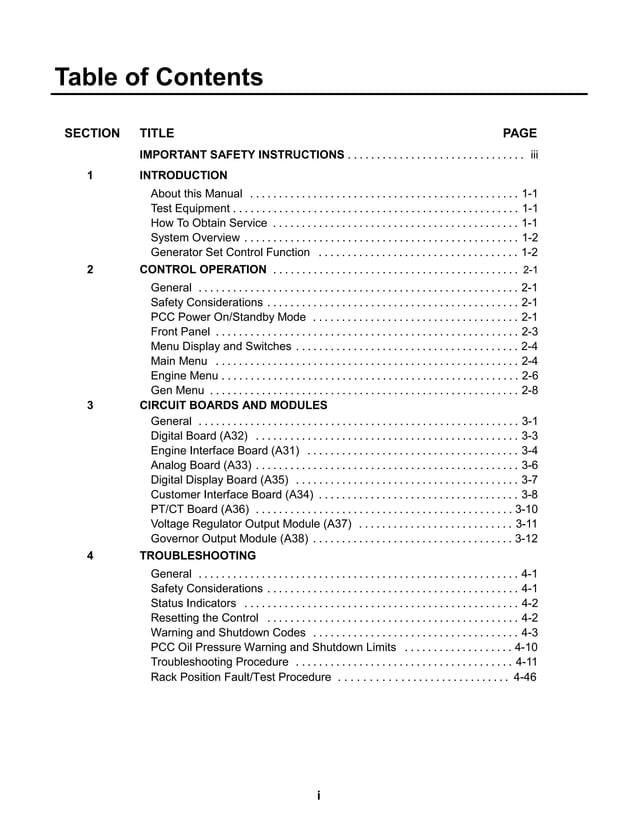 Cummins Onan Power Command 3100 Controller Service Repair Manual Pdf