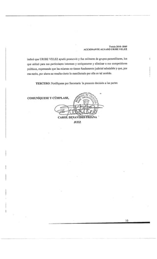 Claudia López a retractarse | PDF