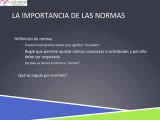 Cumplimiento de normas y tareas | PPT