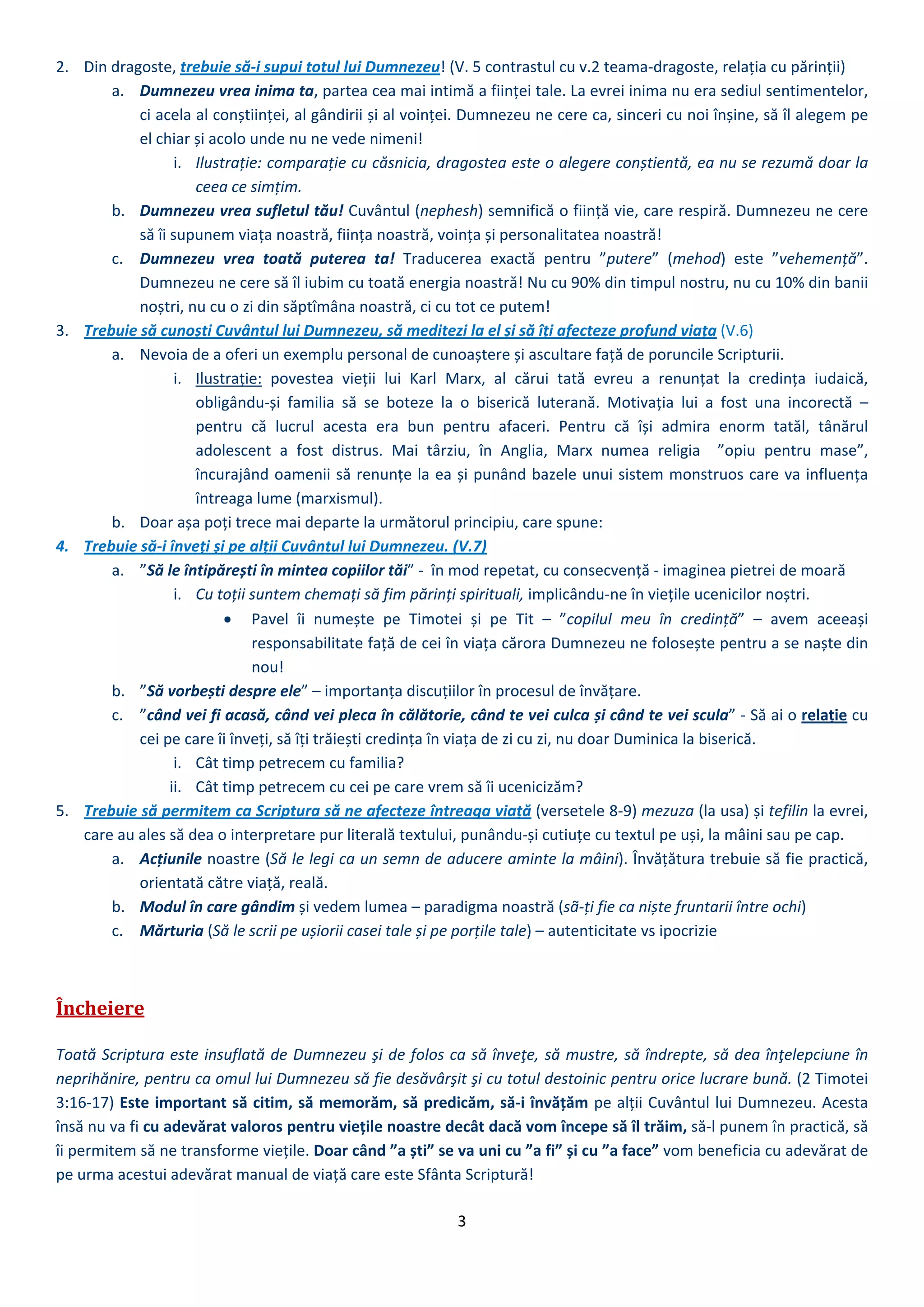 Cum sa ai o viata transformata de Cuvantul lui Dumnezeu | PDF