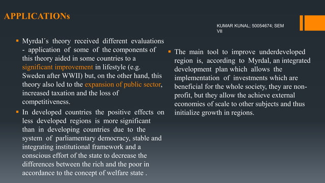Cumulative causation theory | PPTX