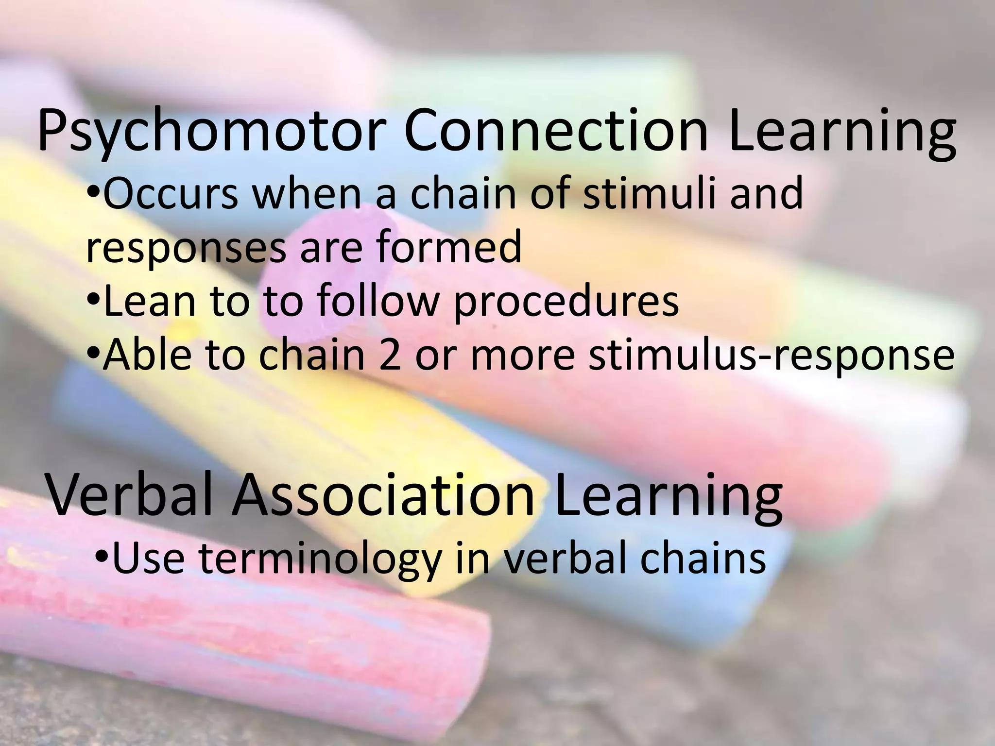 Cumulative learning theory | PPTX