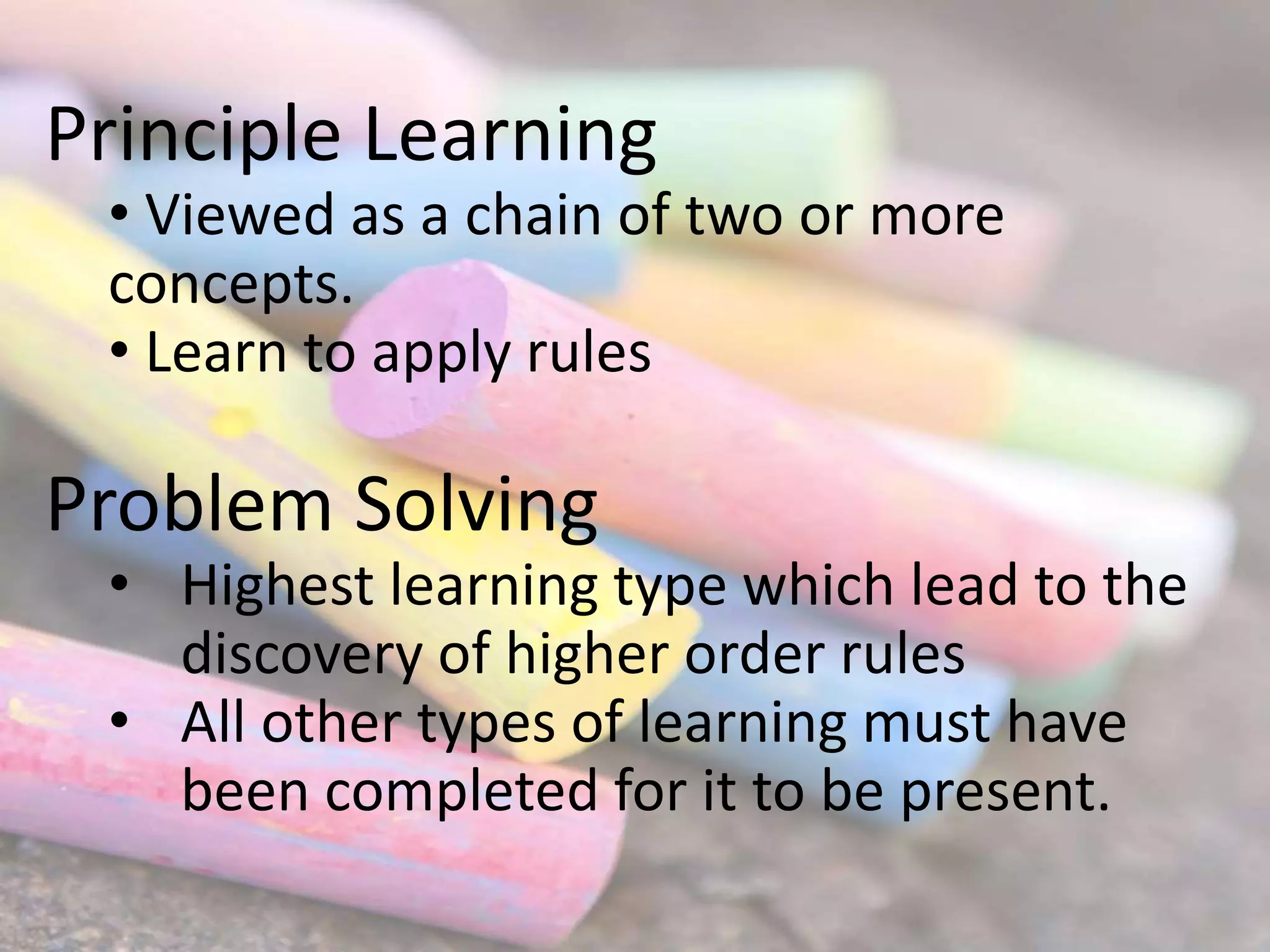 Cumulative learning theory | PPTX