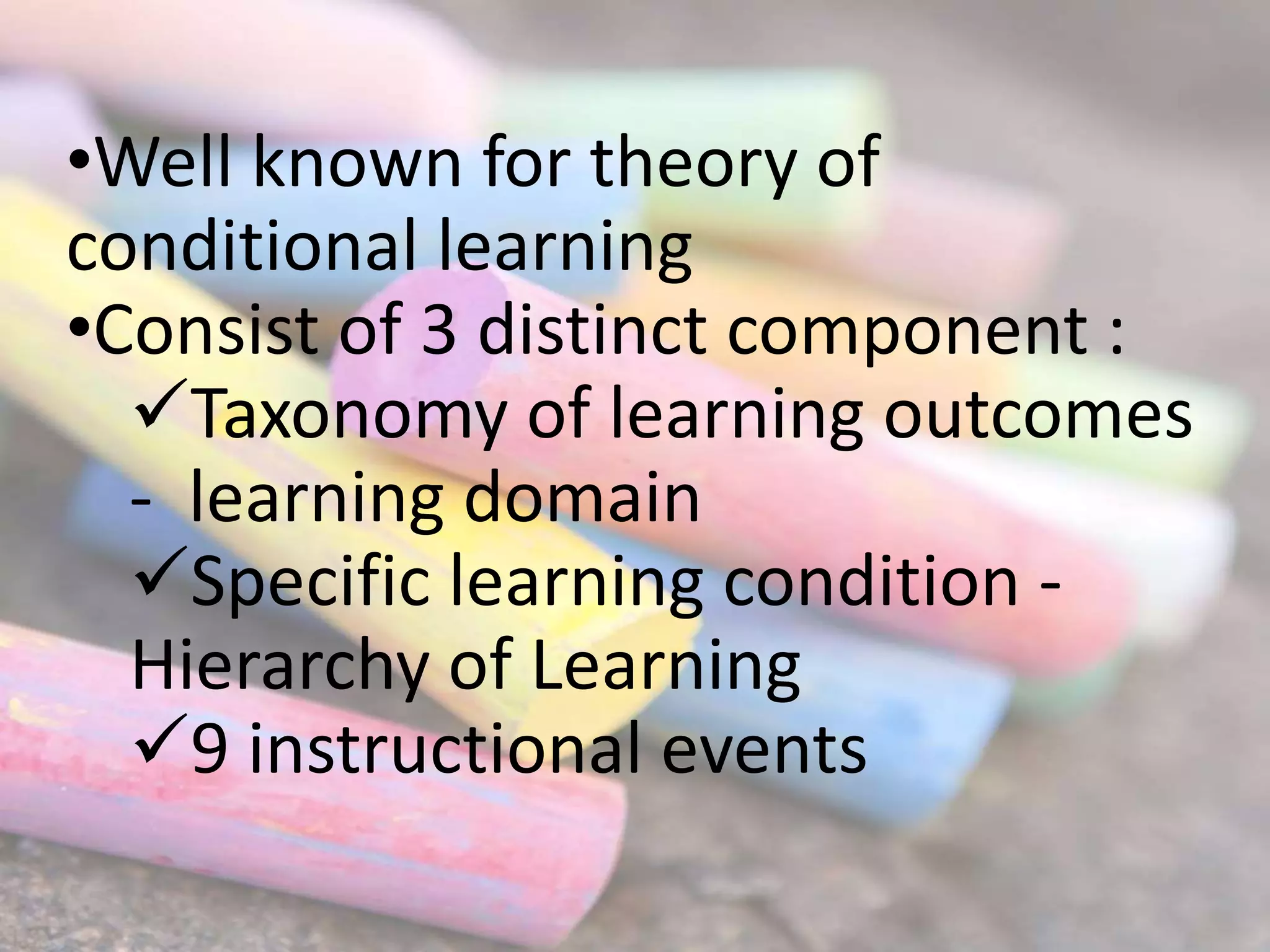 Cumulative learning theory | PPTX