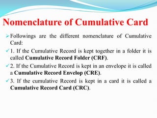 Cumulative Records- Meaning, Significance & Uses.pdf