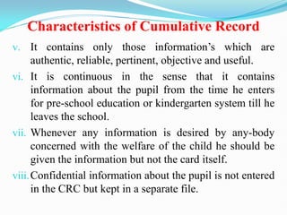 Cumulative Records- Meaning, Significance & Uses.pdf