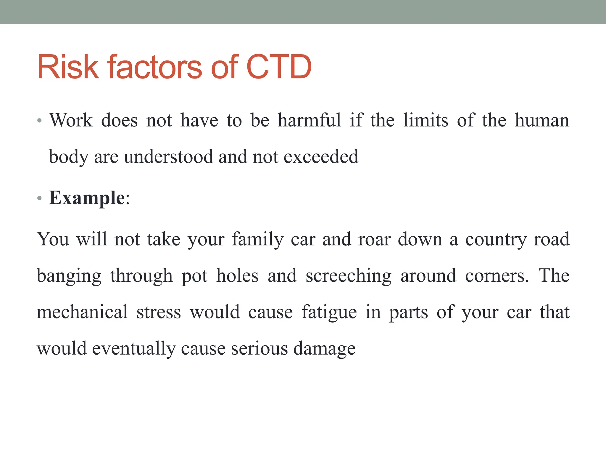 CUMULATIVE TRAUMATIC DISORDER’Sppppppptx | PPTX