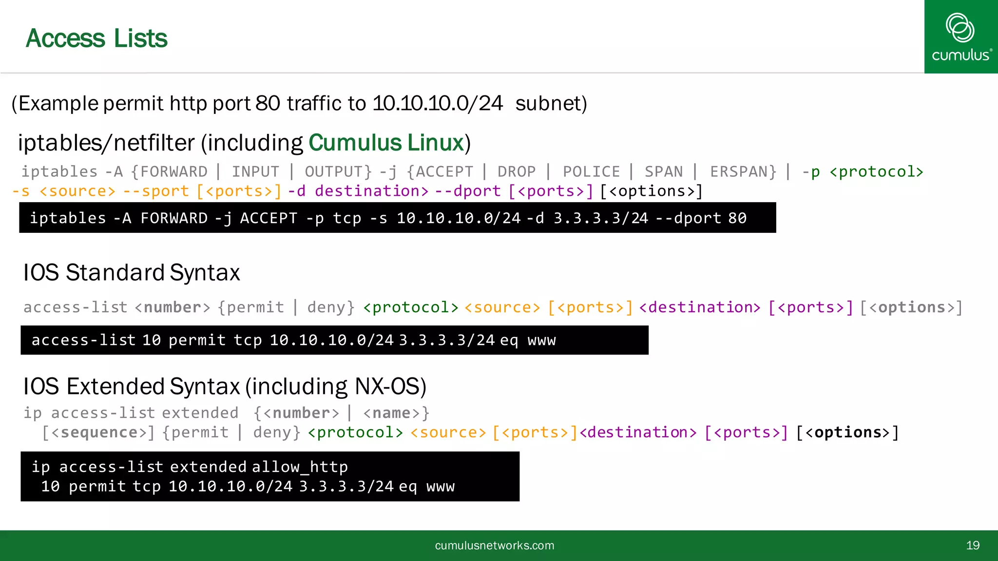 Cumulus networks conversion guide | PDF
