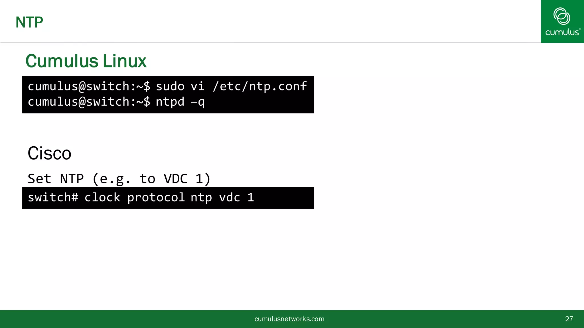 Cumulus networks conversion guide | PDF
