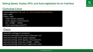 Cumulus networks conversion guide | PDF