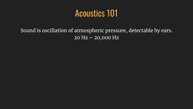 Audio Data Representation (NCGD009) | PPT