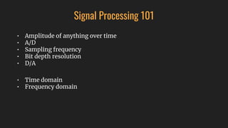 Audio Data Representation (NCGD009) | PPT