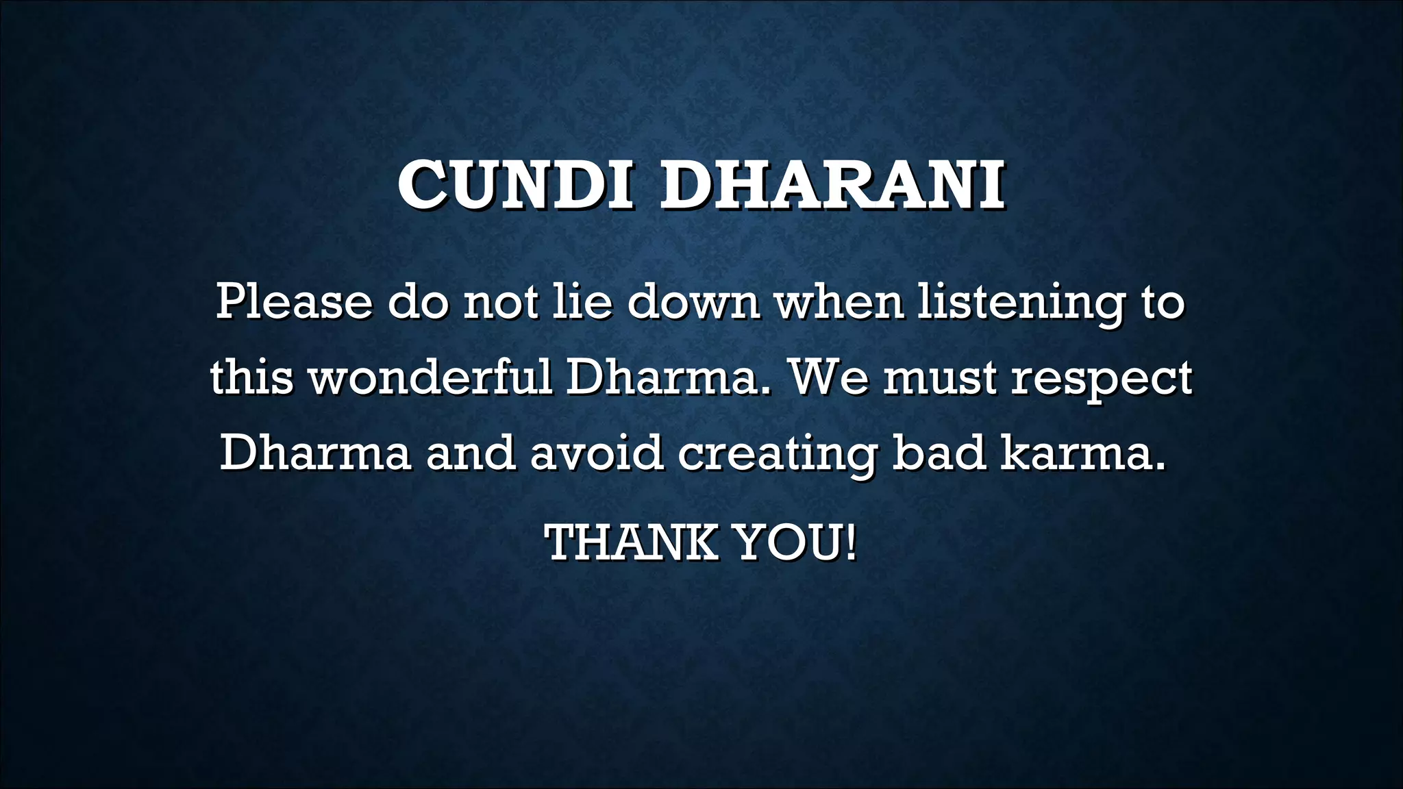 Cundi dhara ni | PPT
