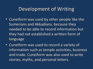 Cuneiform ppt | PPT