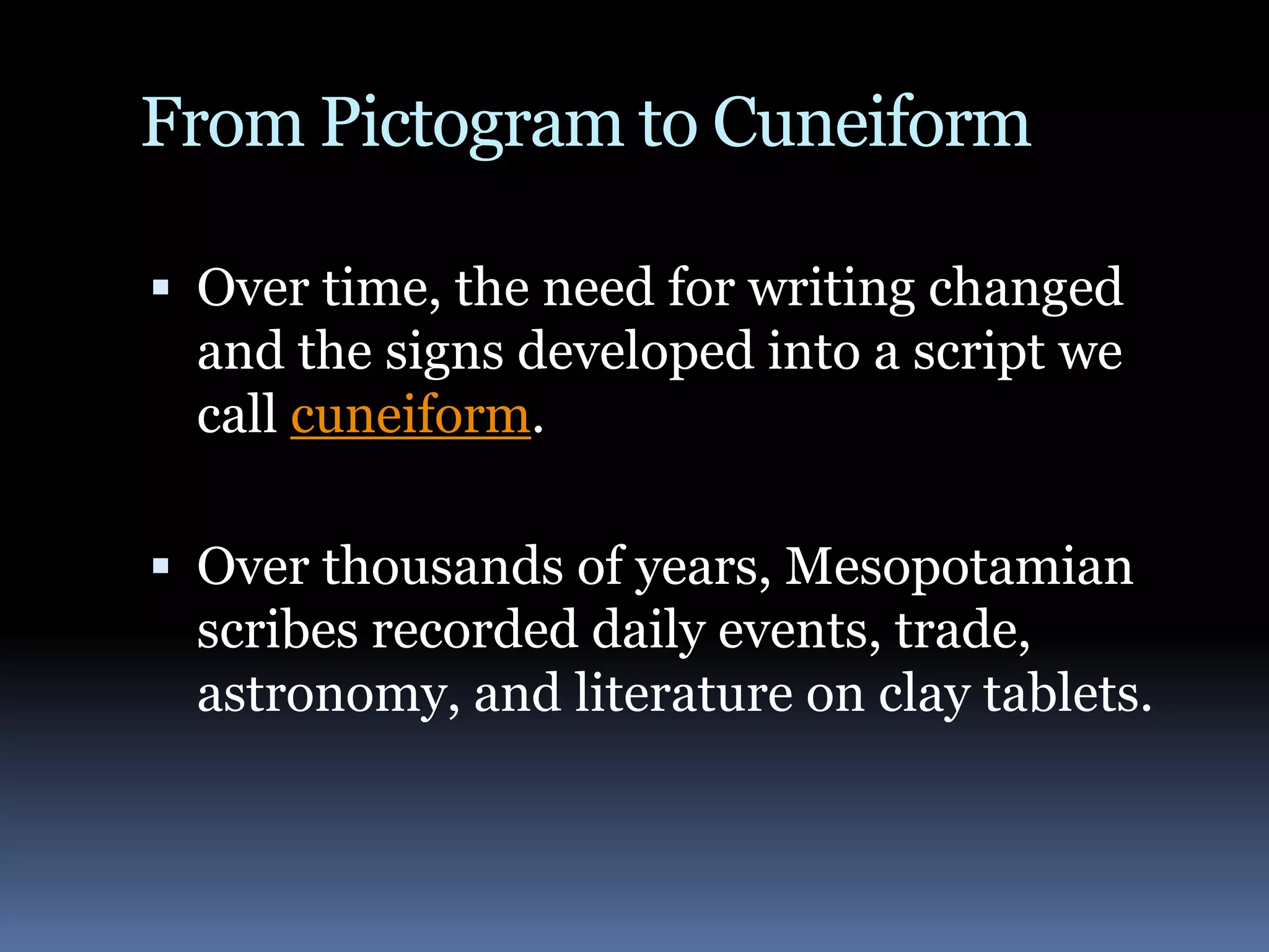 Cuneiform Writing | PPTX