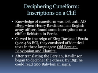 Cuneiform Writing | PPTX