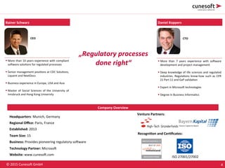 Webinar slides: ISO IDMP via Regulatory Master Data Management | PDF
