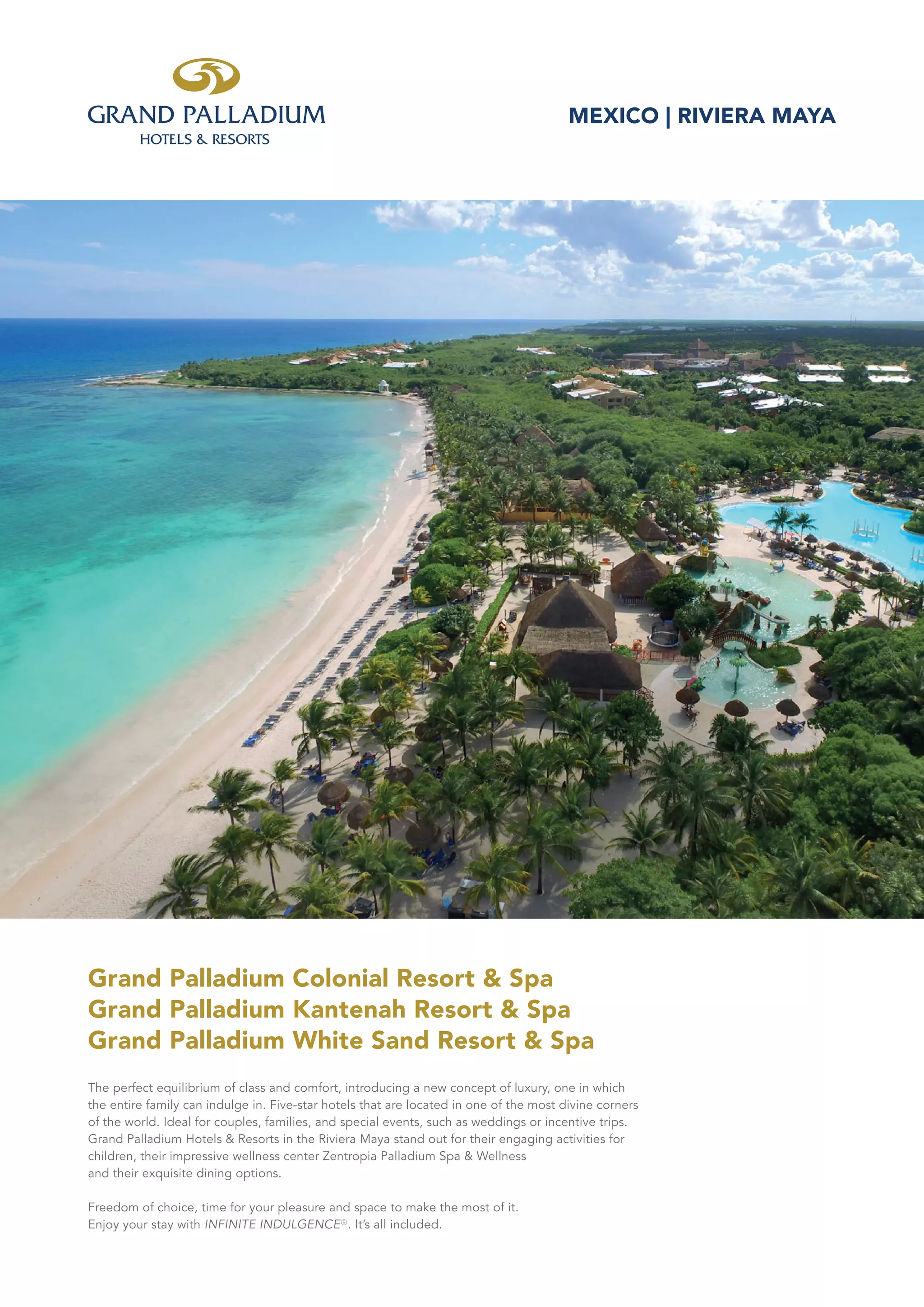 Grand Palladium Riviera Maya Resort & Spa Factsheet (EN) | PDF