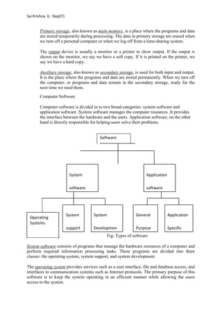 C PROGRAMING AND PC | PDF | Operating Systems | Computer Software and ...