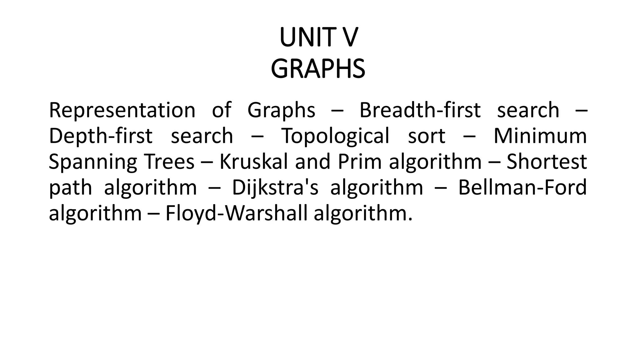 c++ Unit I.pptx | Programming Languages | Computing