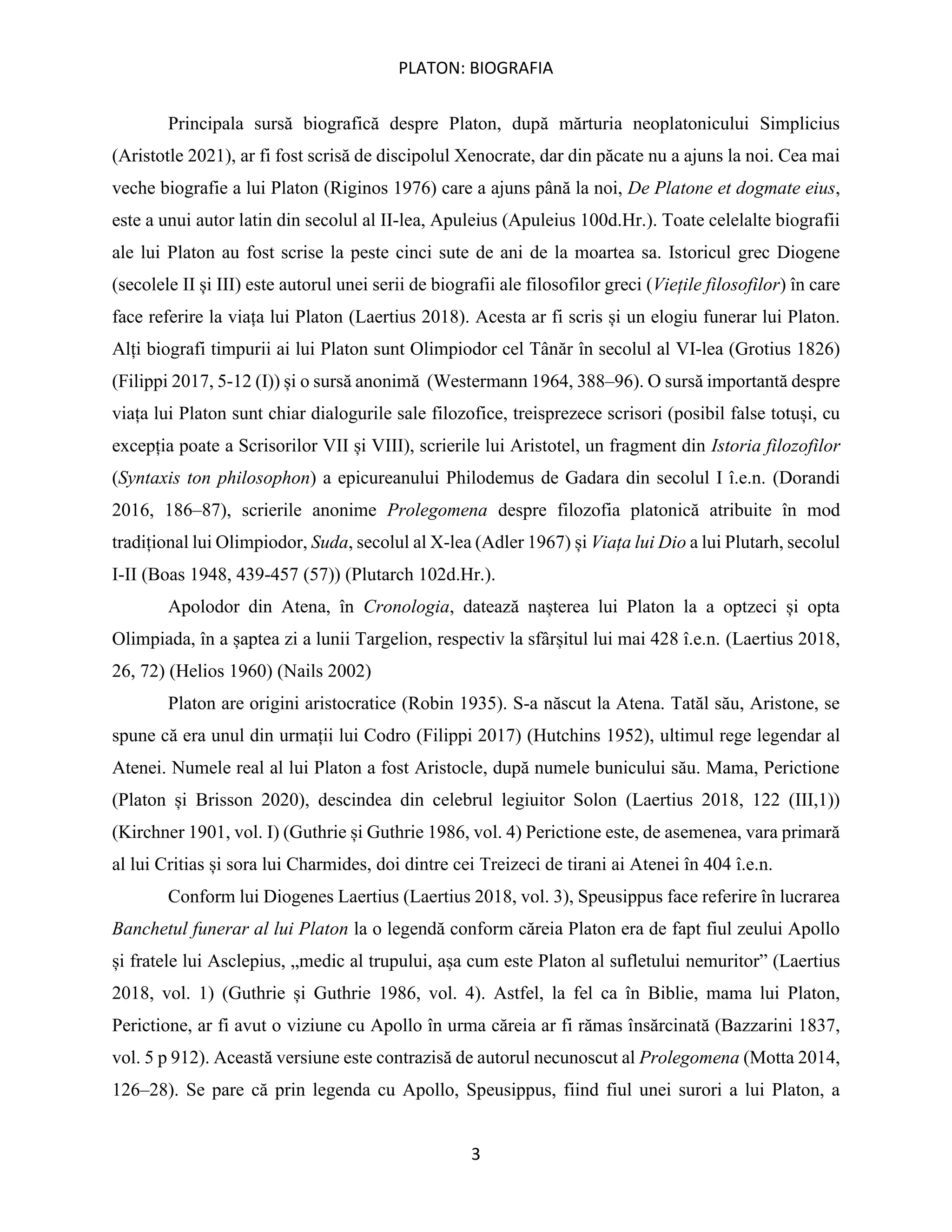 Platon: Biografia | PDF