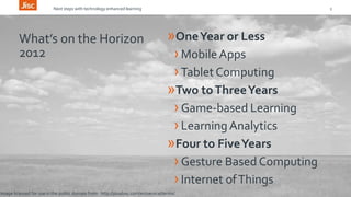 Next Steps with Technology Enhanced Learning | PPT