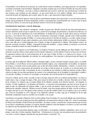 Cuéntame una historia de terror y te diré a qué le temes | DOCX