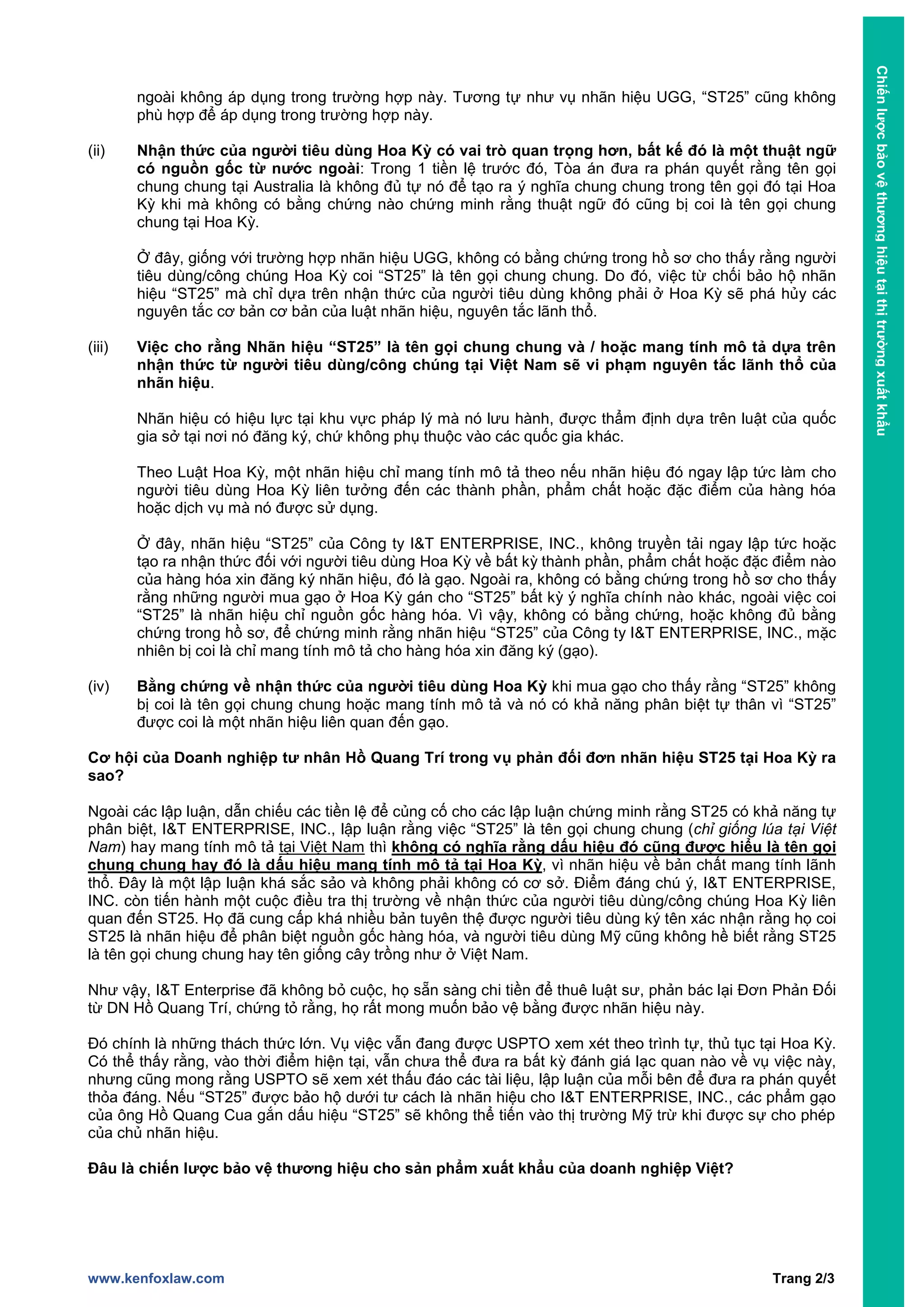 Cuoc chien doi lai thuong hieu gao ST 25 tai Australia vâ Hoa Ky gio ra sao.pdf