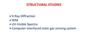 CuO for NO2 gas sensor | PPT