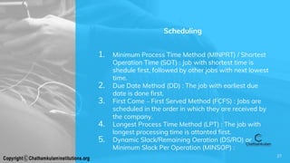 CU Operations Management module 5 | PPT