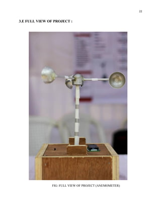 Cup Anemometer Project